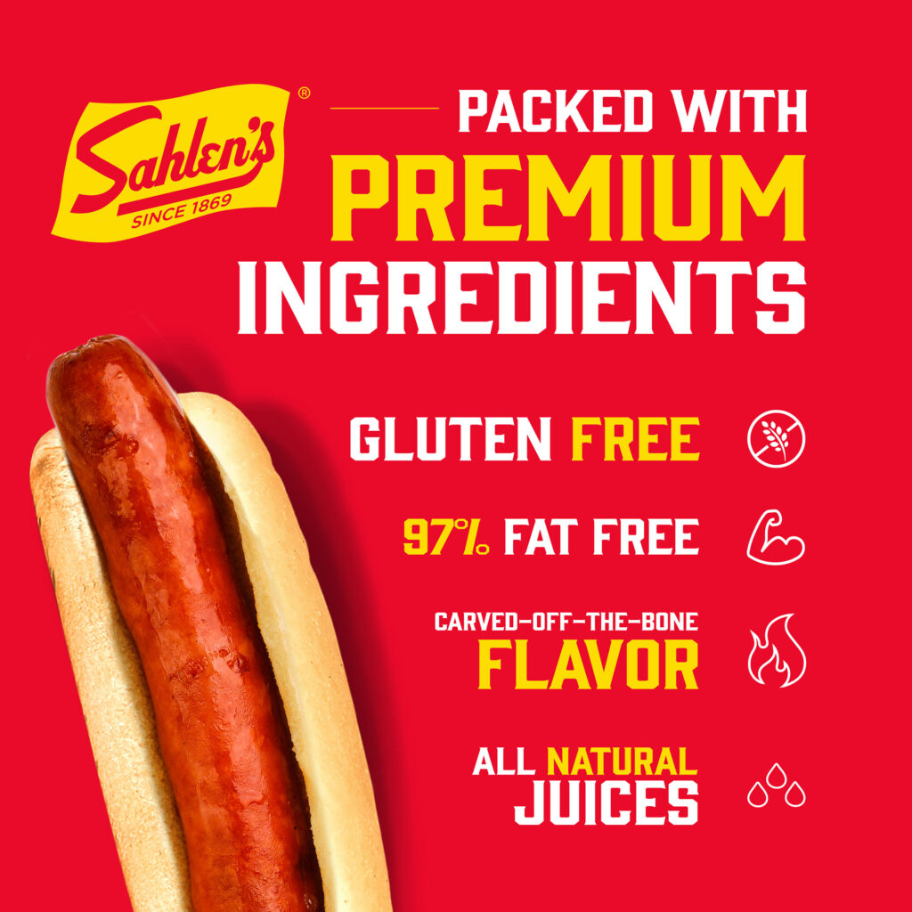Natural Casing Pork & Beef Hot Dogs | Sahlen Packing Co.